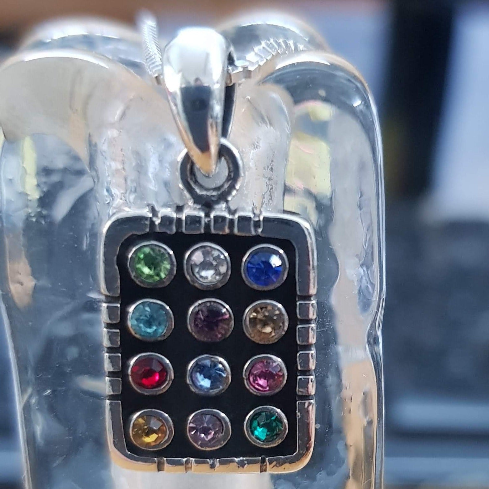 Bluenoemi Jewish Necklace Hoshen Stones Breastplate of the high priest ...