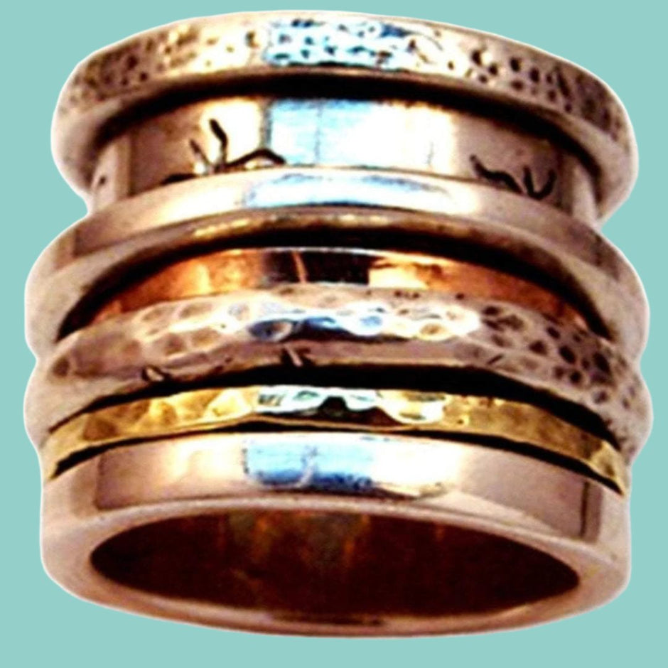 Israeli spinner rings Spinner Fidget Rings Bluenoemi Israeli Jewelry