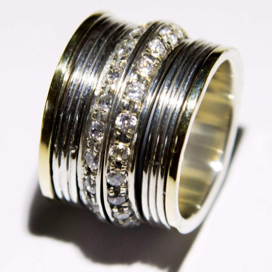 Israeli spinner rings Spinner Fidget Rings Bluenoemi Israeli Jewelry ...