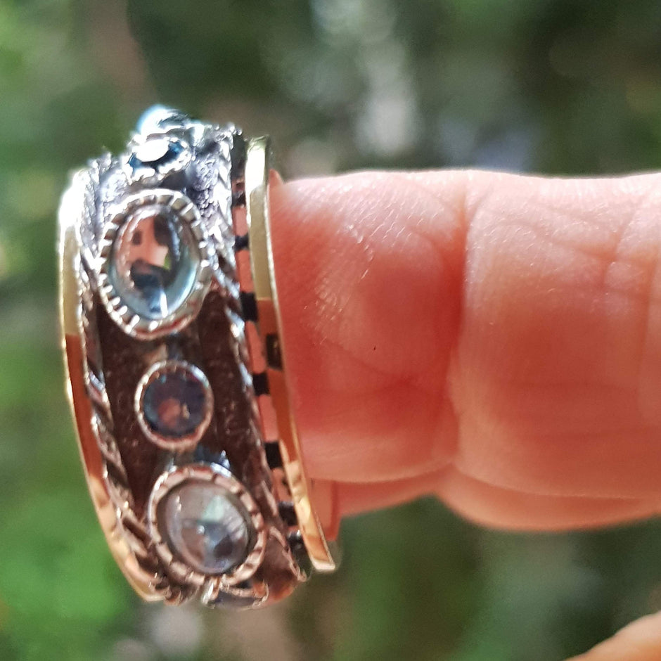 Israeli spinner rings Spinner Fidget Rings Bluenoemi Israeli Jewelry ...