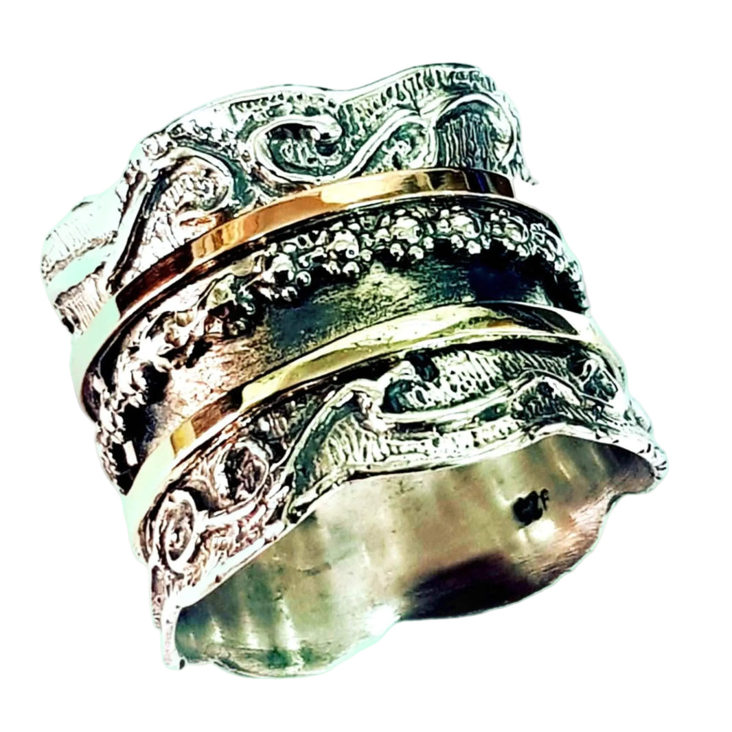 Israeli spinner rings Spinner Fidget Rings Bluenoemi Israeli Jewelry ...