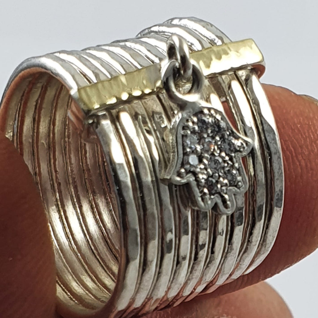 Israeli spinner rings Spinner Fidget Rings Bluenoemi Israeli Jewelry