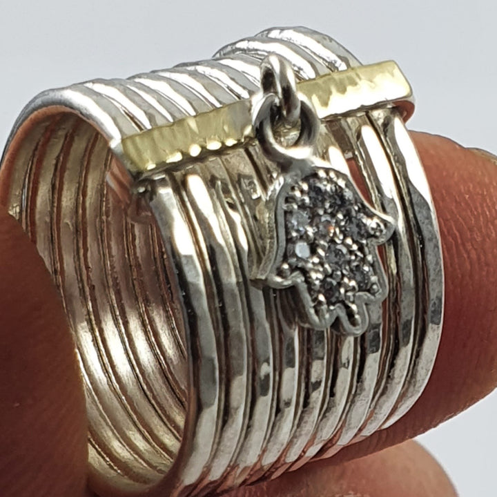 Israeli spinner rings Spinner Fidget Rings Bluenoemi Israeli Jewelry