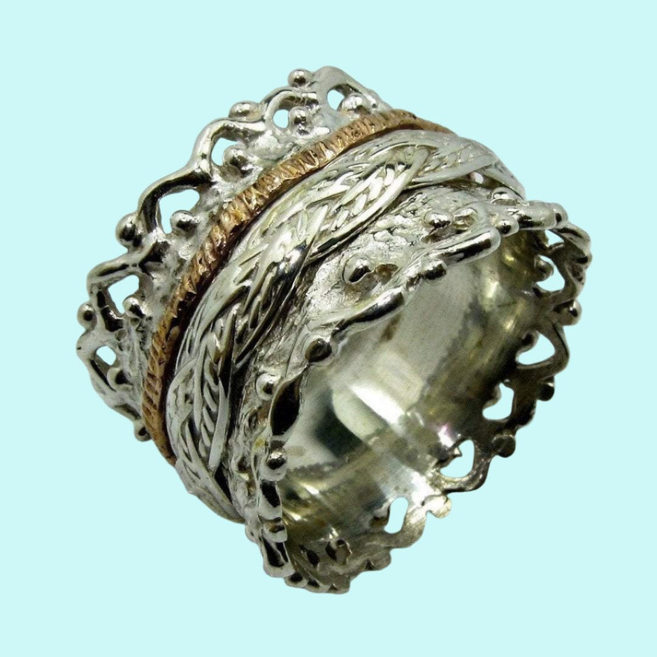 Israeli spinner rings Spinner Fidget Rings Bluenoemi Israeli Jewelry ...