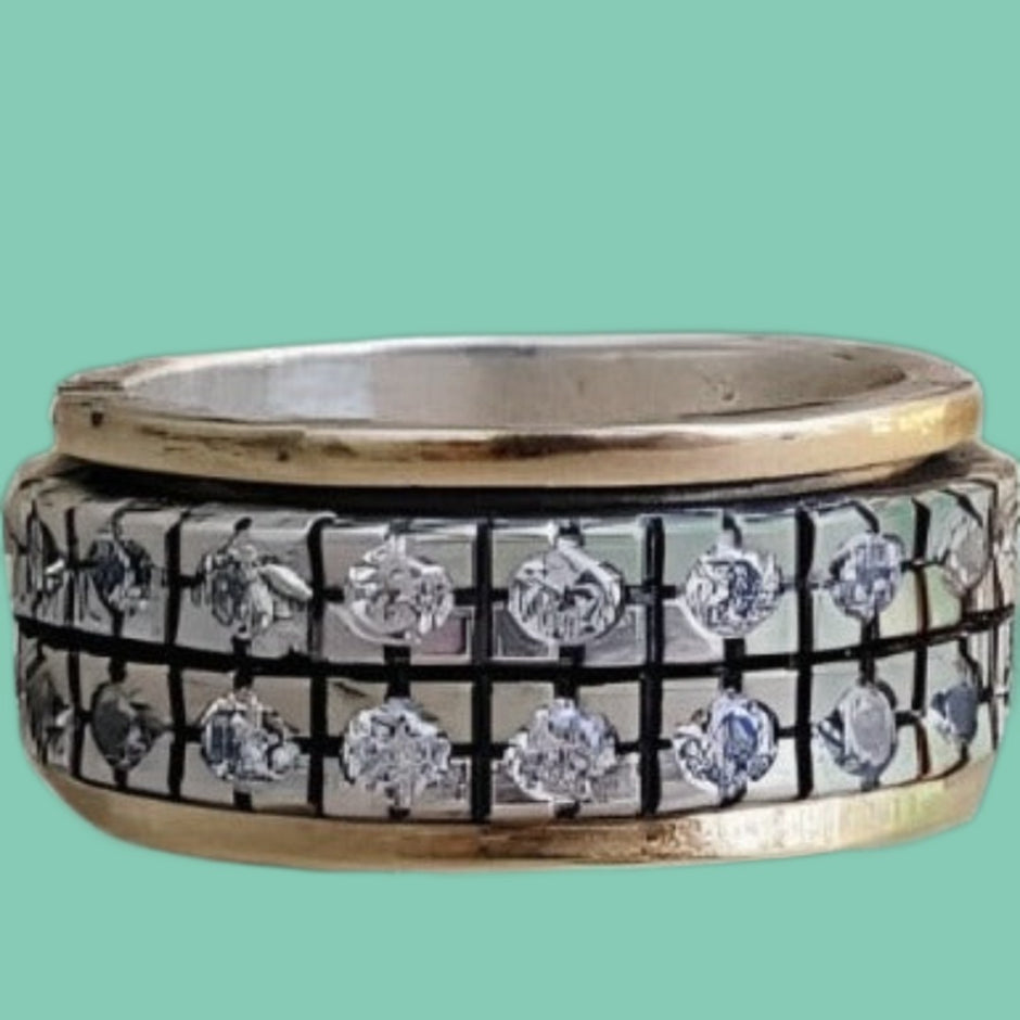 Israeli spinner rings Spinner Fidget Rings Bluenoemi Israeli Jewelry ...